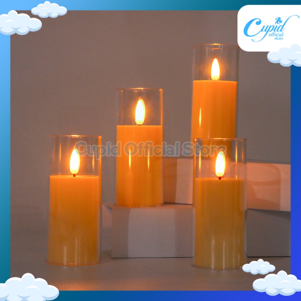 Jual 1 PCS LAMPU LILIN BATERAI LED TABUNG – CAHAYA LILIN ELEKTRONIK ...