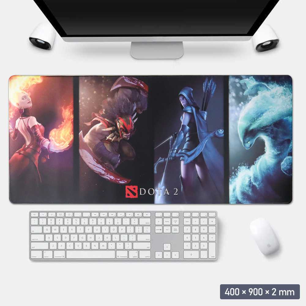 Jual Gaming Mouse Pad XL Desk Mat Motif DOTA 400 x 900 x 2 mm | Shopee ...