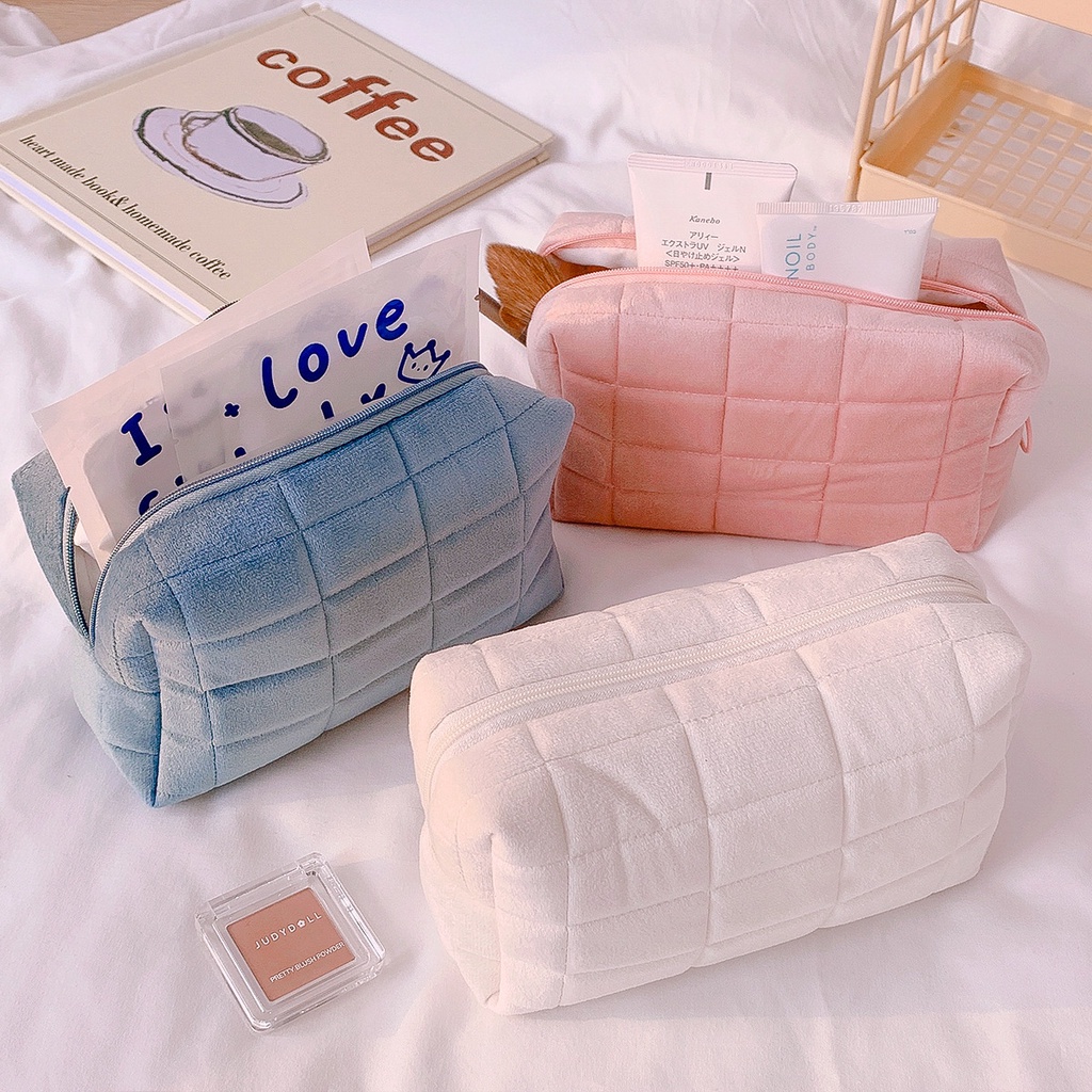 Jual Pouch Make Up Pillow Dompet Makeup Aesthetic Pouch Kosmetik ...