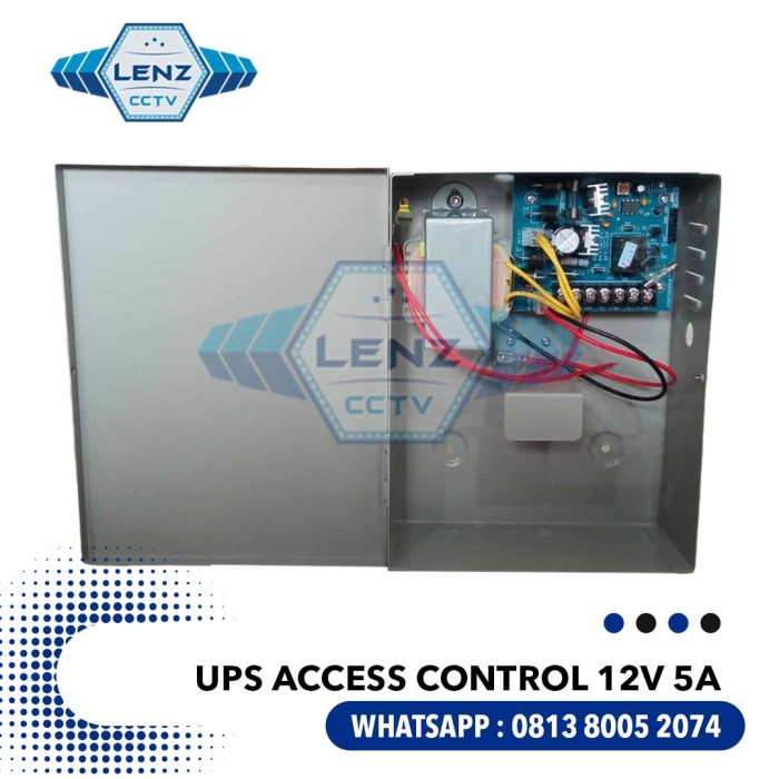 Jual Power Supply Access Control Universal 12V 5A | Shopee Indonesia