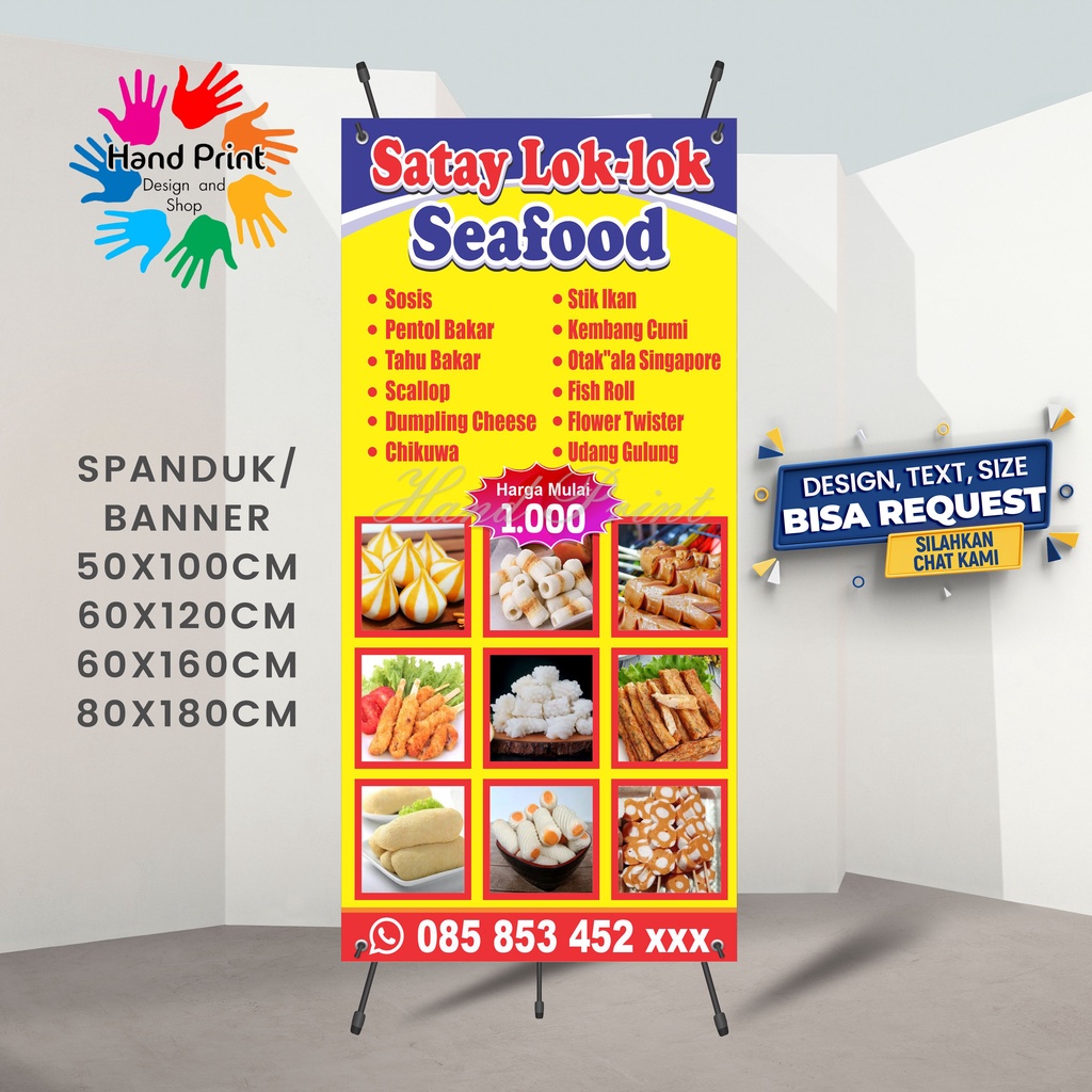 Jual Spanduk Banner MMT Mie Ayam Bakso Pentol Sosis Bakar Bakso Bakar ...