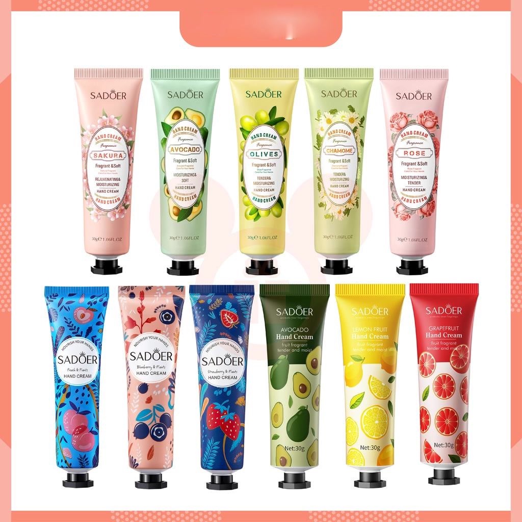 Jual SADOER Hand Cream Moisturizing Fruit Lotion Moisturizing Skin ...