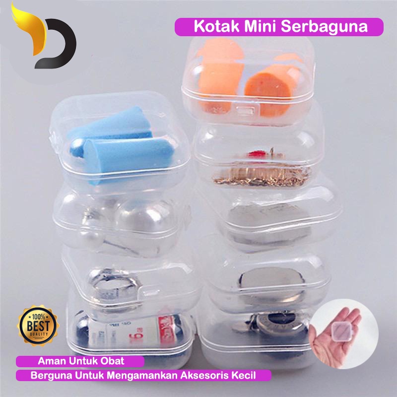 Jual Kotak Obat Mini Box Kecil Tempat Perhiasan Mini Anting Memory Card ...