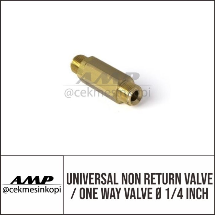 Jual Universal Non Return Valve / One Way Valve Ø 1/4 Inch | Shopee ...