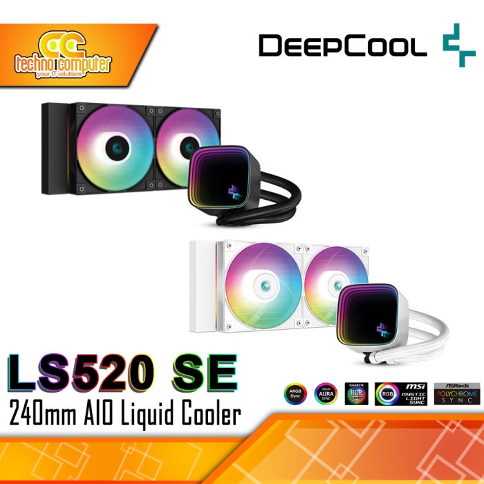 Jual CPU COOLER DEEPCOOL LS520 SE - 240mm AIO Liquid Cooler | Shopee ...