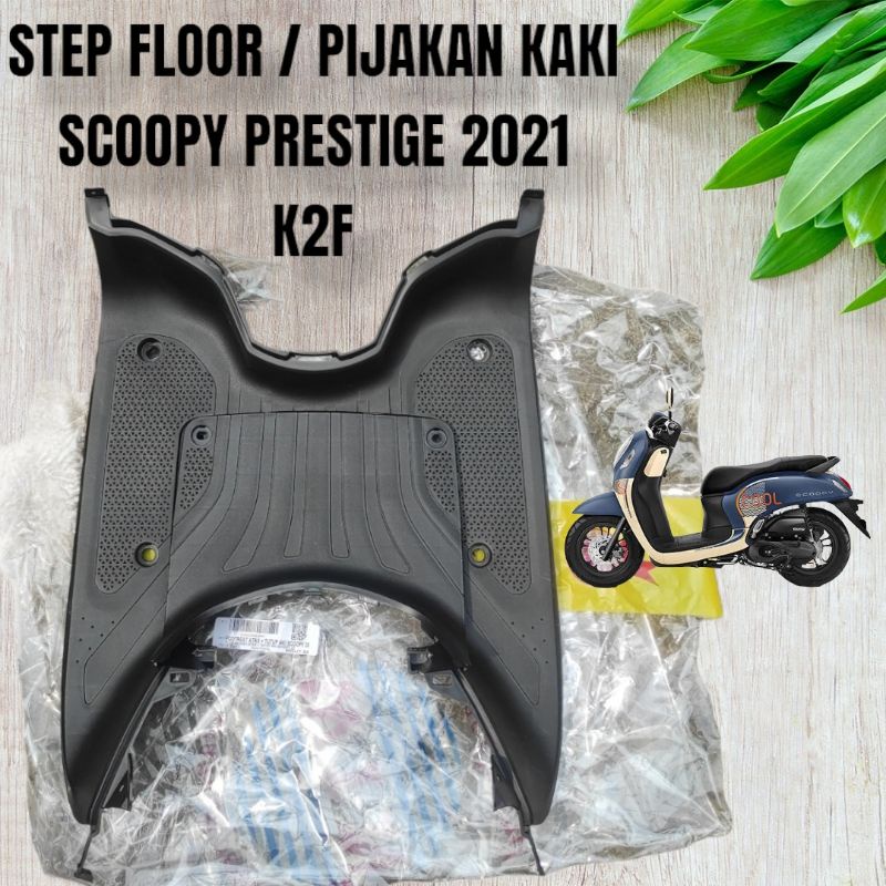 Jual step floor bordes pijakan kaki set tutup aki hitam Scoopy new prestige K2f th 2021 merk win ...