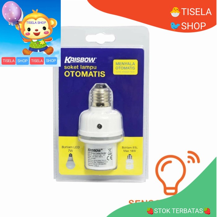 Jual Krisbow Soket Lampu Otomatis Sensor Cahaya | Shopee Indonesia