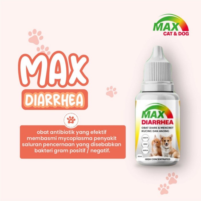 Jual MAX Diarrhea 30ml - Obat Diare Mencret Tetes Kucing Anjing PSID25 ...