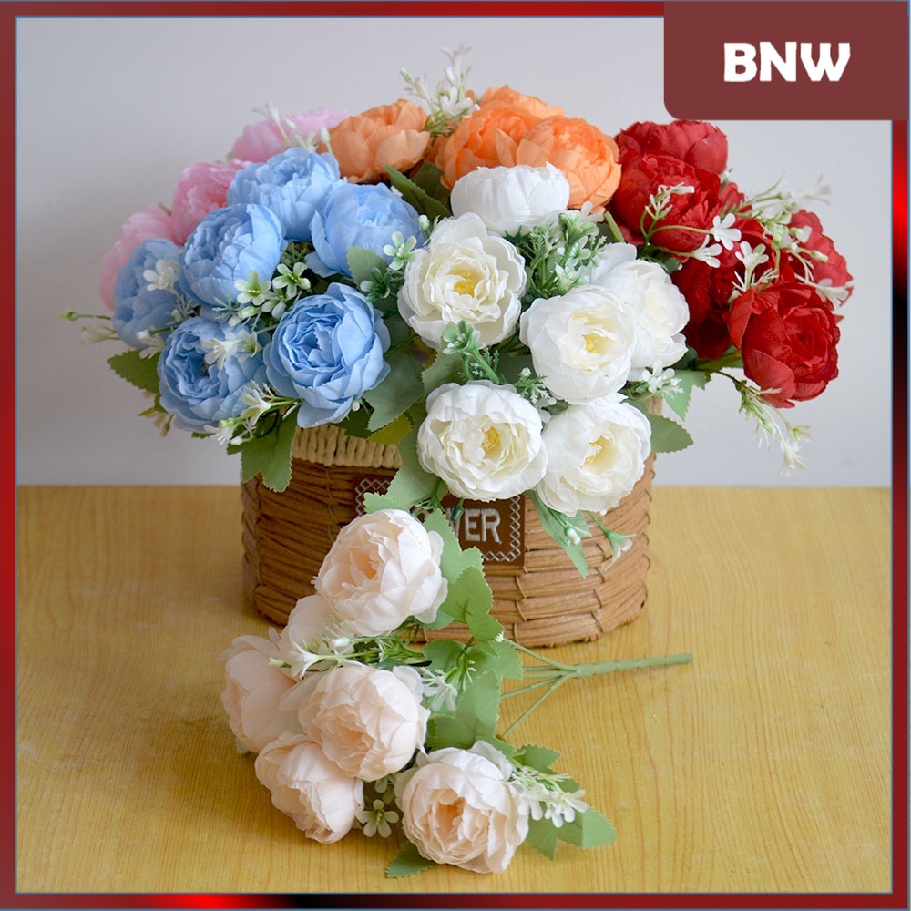 Jual BNW - Bouquet bunga P96 NAMPEO Mawar Peony Enam Kepala Kombinasi ...