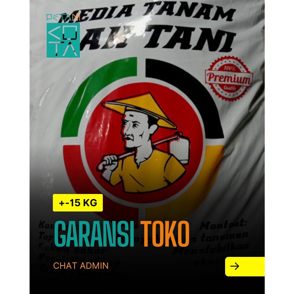 Jual Media Tanam Pak Tani Premium +-20 Kg Kemasan Besar Siap Pakai ...