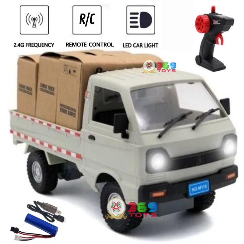 Jual Remote Control Pick Up Rc Truck Cargo 1:16 2,4 Ghz Carry Pick Up ...