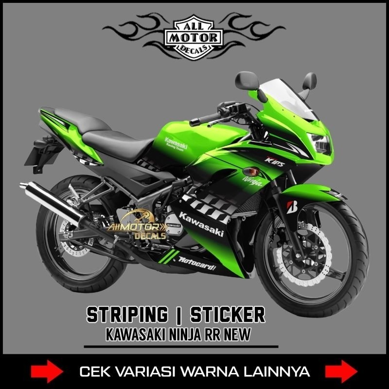Jual Striping Ninja RR New / Decal Kawasaki Ninja 150 Rr Baru / Stiker ...