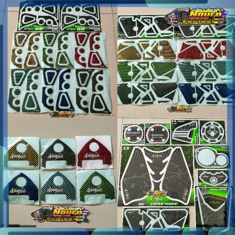 Jual Stiker Emblem Kawasaki ninja rr footstep kips blok mesin tank pad ...