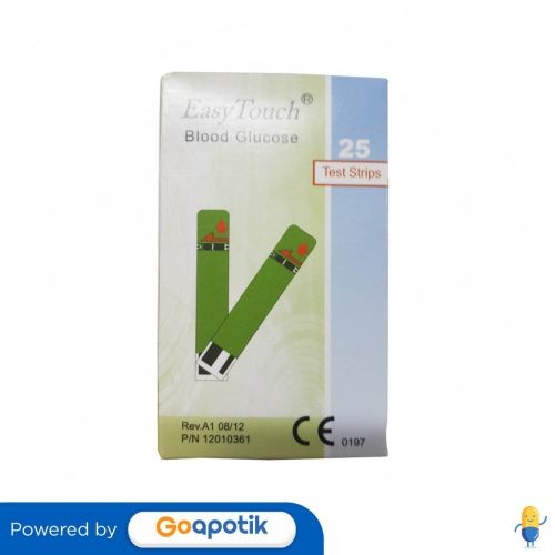 Jual Easy Touch Blood Glucose Test Strips Box 25 Pcs | Shopee Indonesia