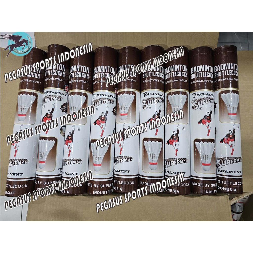 Jual Shuttlecock Superman Coklat / Cock Superman Coklat / Kok Superman ...