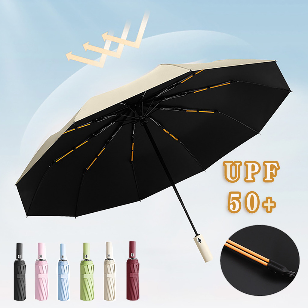 Jual 【MI·Ready】12 Segmen Payung Lipat UPF50 + Canggih/buka Dan Tutup Otomatis Anti Ultraviolet ...