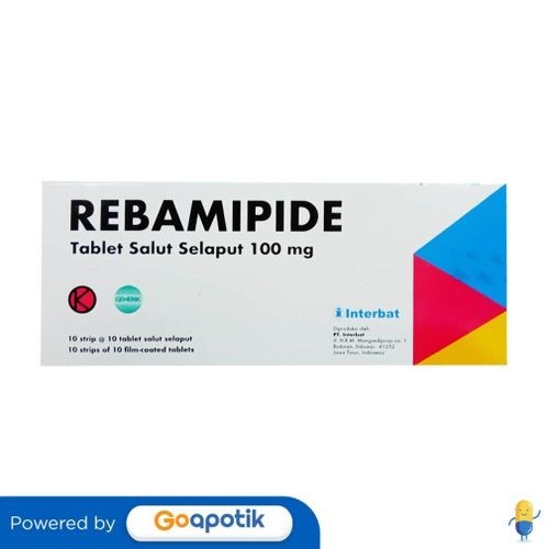 Jual Rebamipide Interbat 100 Mg Box 100 Tablet | Shopee Indonesia