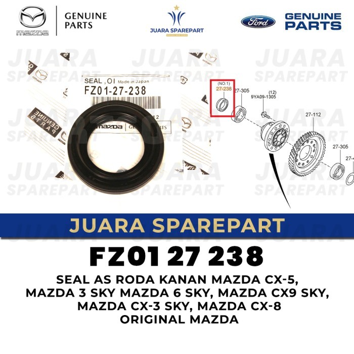 Jual Seal As Roda Kanan Mazda CX-5, Mazda 3 sky mazda 6 sky, mazda cx9 ...
