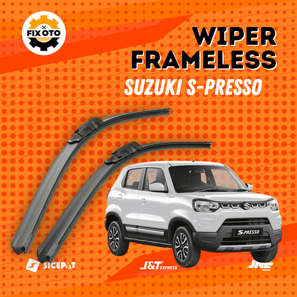 Jual Wiper Mobil Suzuki S-Presso Spresso Model Frameless Soft Karet 1 ...