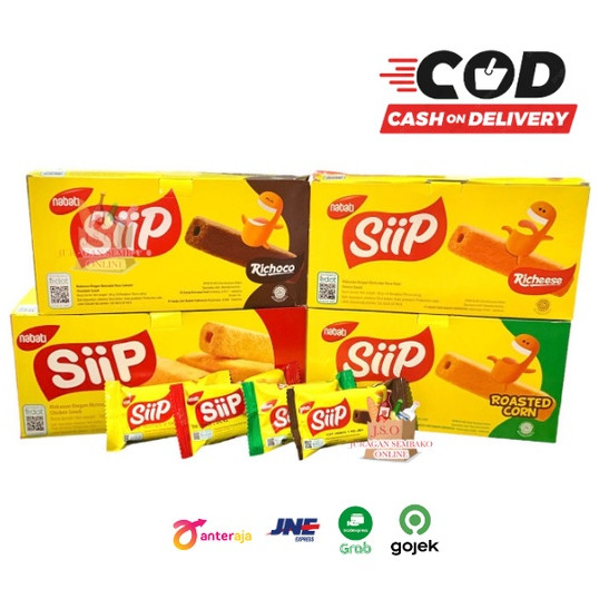 Jual SS SNACK (JURAGAN) Nabati Siip Box 20Pcs x 5gr NABATI SIP Richeese ...