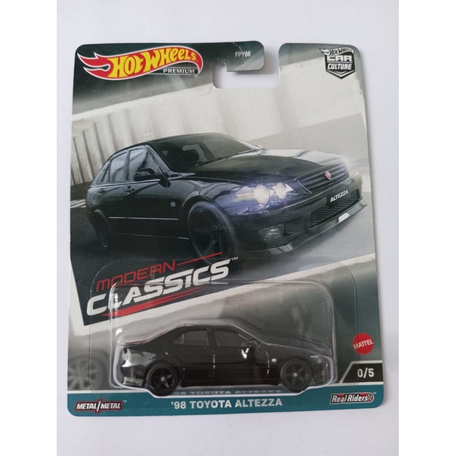 Jual Hot Wheels 98 Toyota Altezza BLACK CHASE CAR Modern Classics 2023 ...