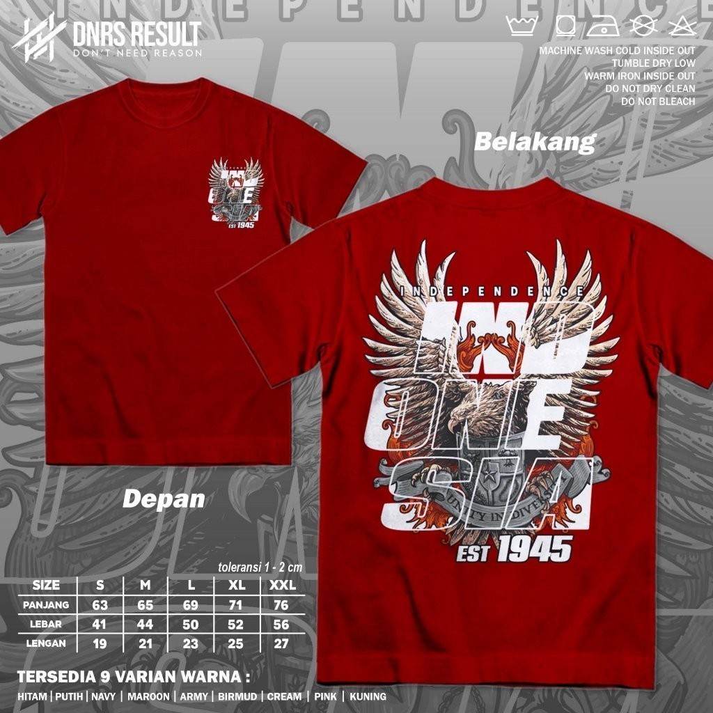 Jual DNRS KAOS INDONESIA COUPLE Series Kemerdekaan Vol.6 Garuda - Baju ...