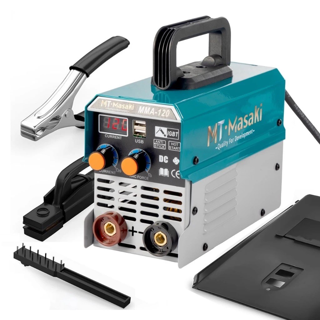 Jual MTMASAKI Mesin Las MMA 120A Portabel dengan Teknologi IGBT | Shopee Indonesia