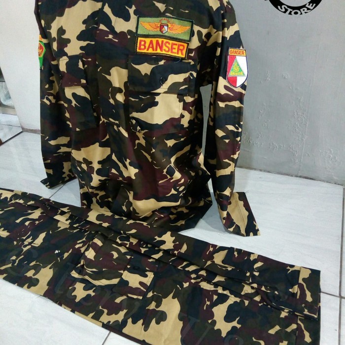Jual GROSIR SERAGAM BANSER / SERAGAM PDL BANSER / PDL BANSER | Shopee ...