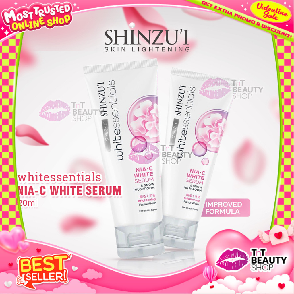 Jual Shinzui WHITEssentials Double Brightening Facial Wash Snow ...