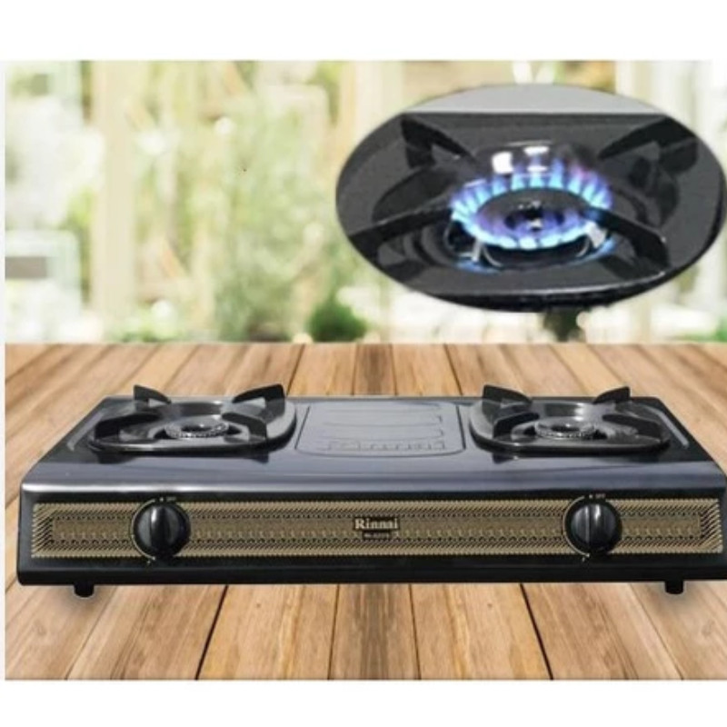 Jual Rinnai Kompor Gas 2 Tungku RI-522S / Kompor Rinnai Dengan Desain Batik Cantik Khas ...