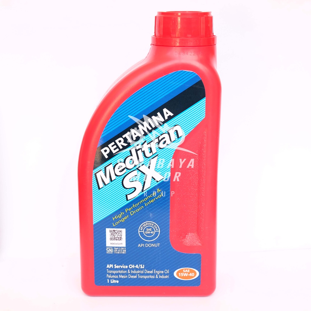 Jual Oli MEDITRAN SX 1L BIRU CH-4 SJ Diesel SAE 15W-40 Pertamina Mesin ...