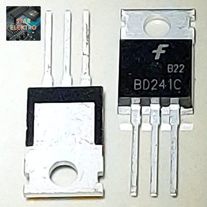 Jual 2 Pcs 2 Buah BD241C BD241 NPN BJT Bipolar Transistor 3A 100V To-220 BD 241C | Shopee Indonesia