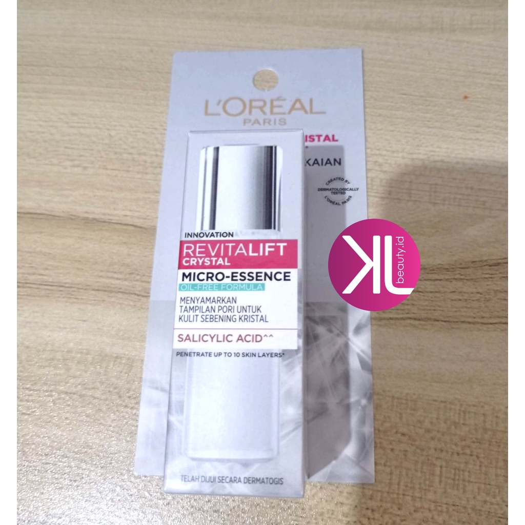 Jual ORIGINAL Loreal Revitalift Crystal Micro Essence 22ML | Shopee ...