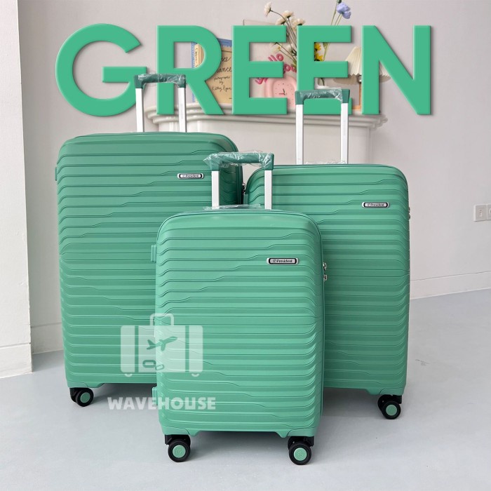 Jual New Koper Jumbo PRESIDENT 1920 28 inch TSA Lock Double Zipper ...