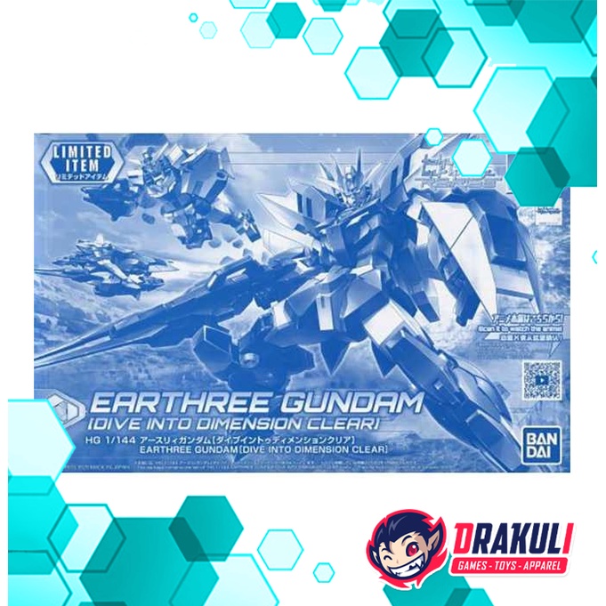 Jual BANDAI Plamo HG Earthree Gundam [Dive Into Dimension Clear] | Shopee Indonesia
