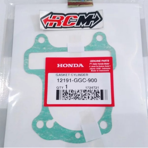 Jual 12191-GGC-900 PERPAK PAKING GASKET BLOCK BLOK CYLINDER SILINDER BORING SEHER BEAT SPACY ...