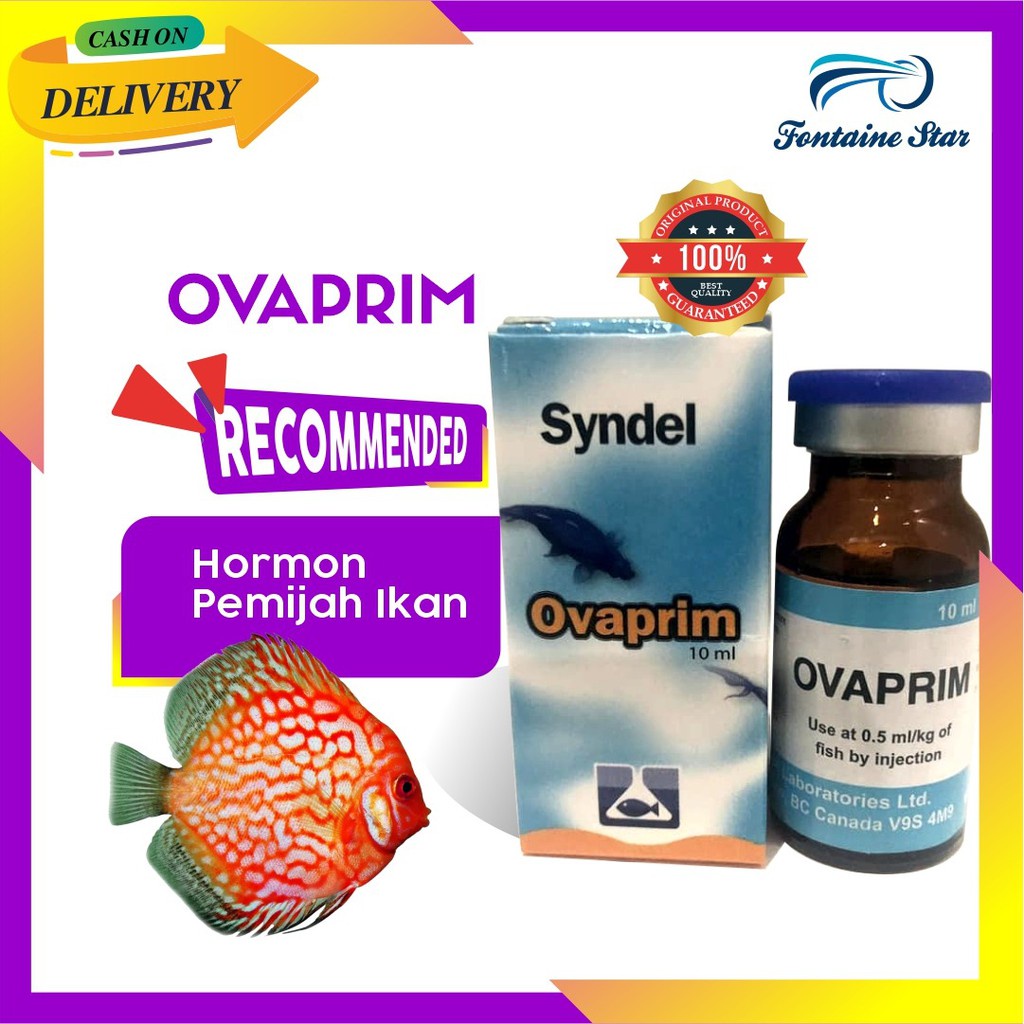 Jual Ovaprim Syndel 10 ml Hormon Untuk Pemijahan Semua Ikan | Shopee ...