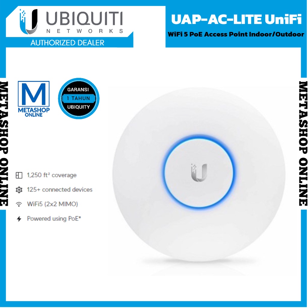Jual Ubiquity Unifi AP AC Lite UAP-AC-Lite Wifi 5 PoE Access Point | Shopee Indonesia