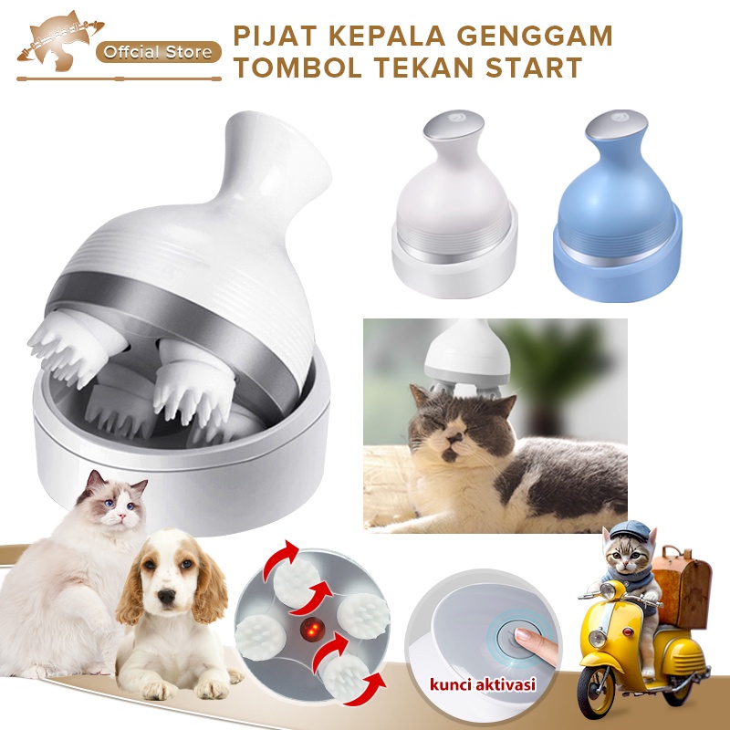 Jual Cat Massager Pet’ oPedia Pet Charging Pijat Kepala 3D Kucing Putar ...