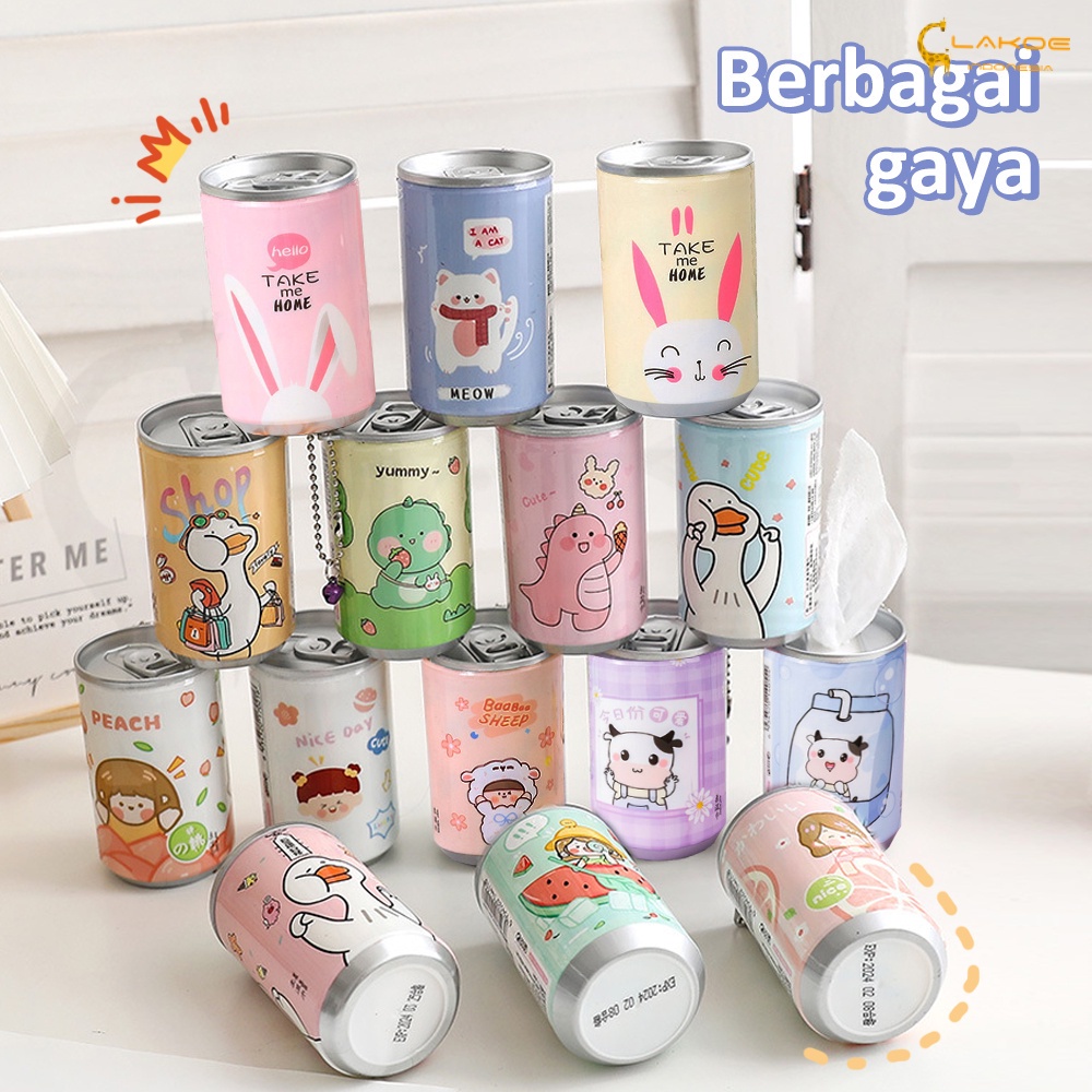 Jual Tisu basah kaleng KYUKA mini tissue basah isi 30 Sheets | Shopee ...