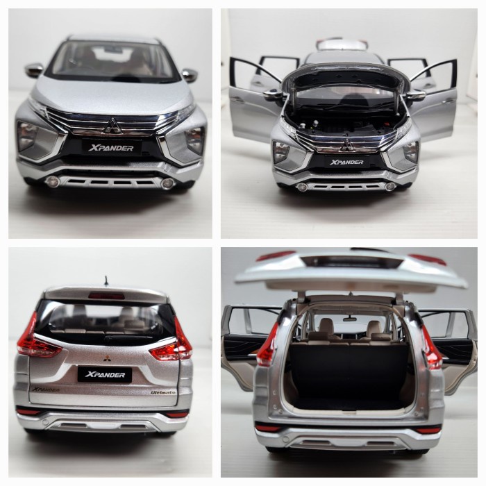 Jual Diecast Miniatur Mobil mitsubishi xpander skala 18 merk paudi ...