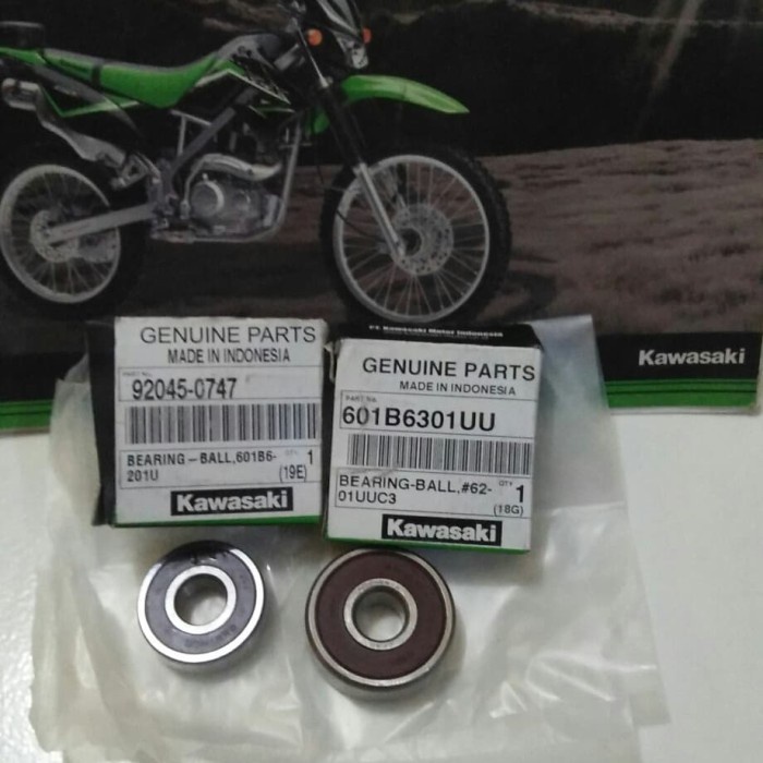 Jual Bearing Laher Roda Depan KLX 150 D-Tracker 150 Kanan Kiri Original ...