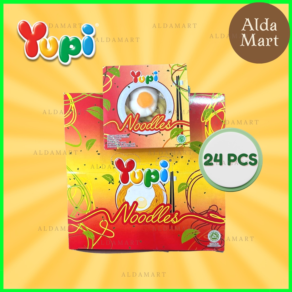 Jual Permen Yupi Display Noodles 1 kotak isi 24 | Shopee Indonesia