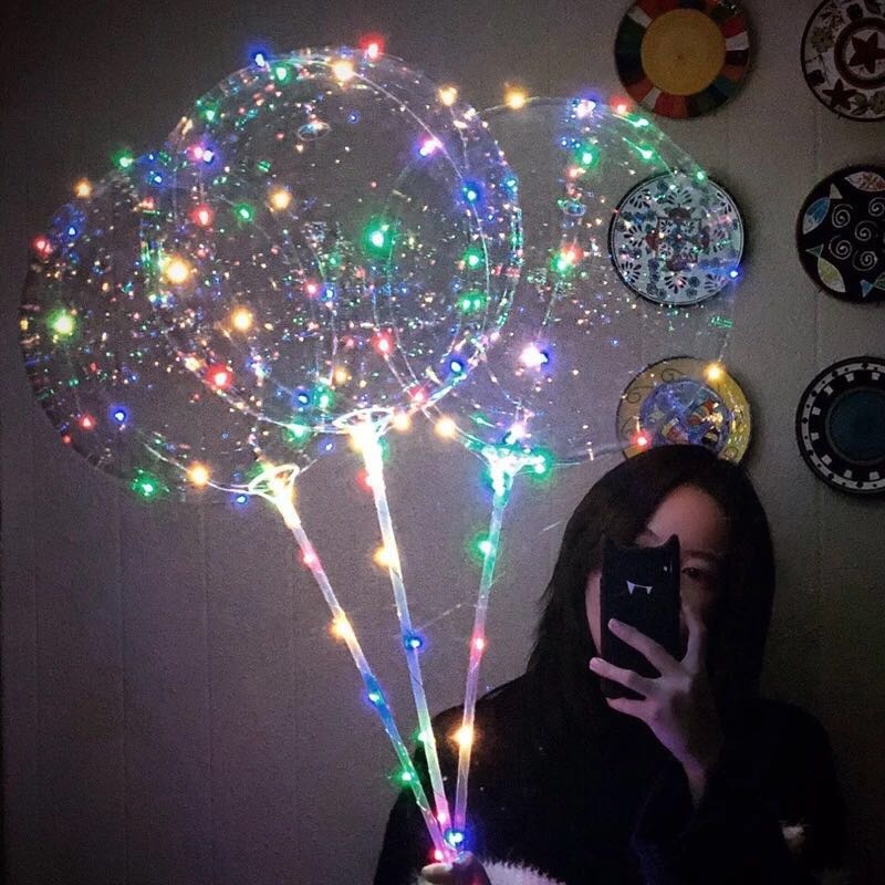 Jual Balon LED Rainbow Warna Warni Kelap Kelip Party Ulang Tahun ...