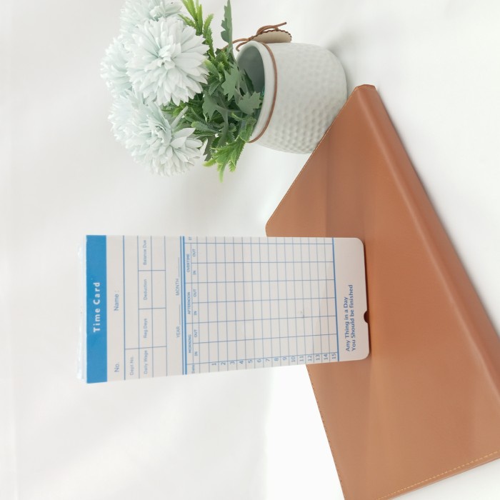 Jual Time Card - Manual - Employee Daily Time Record | Shopee Indonesia