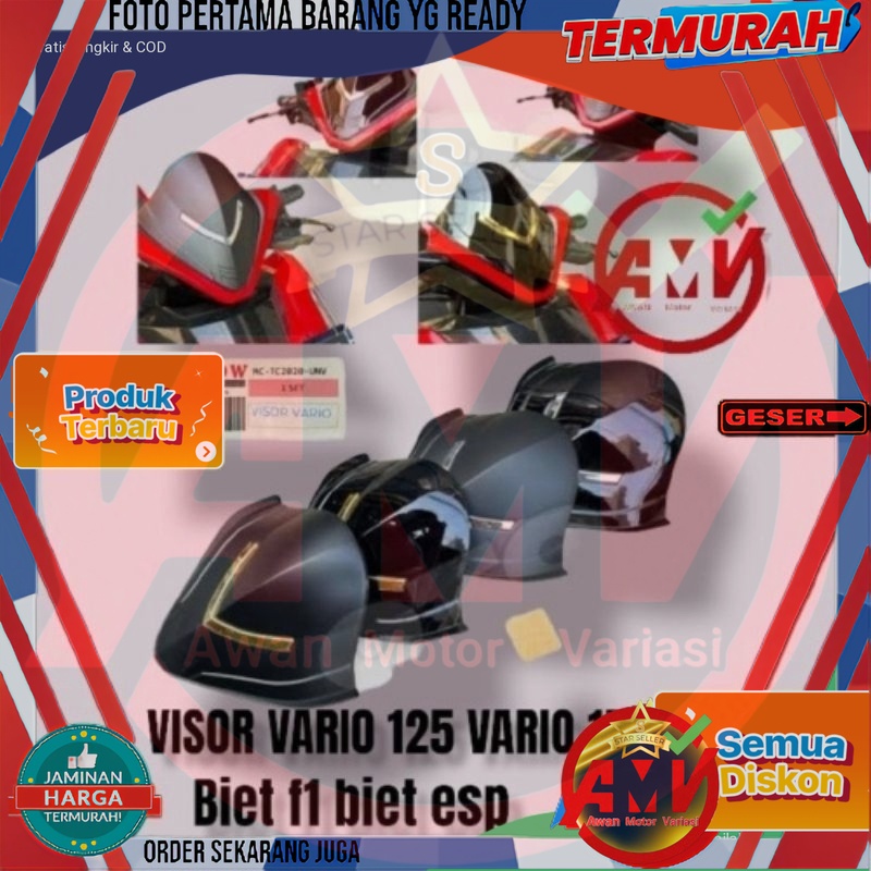 Jual Visor motor - Visor VARIO 125 150 BIET F1 BIET ESP | Shopee Indonesia