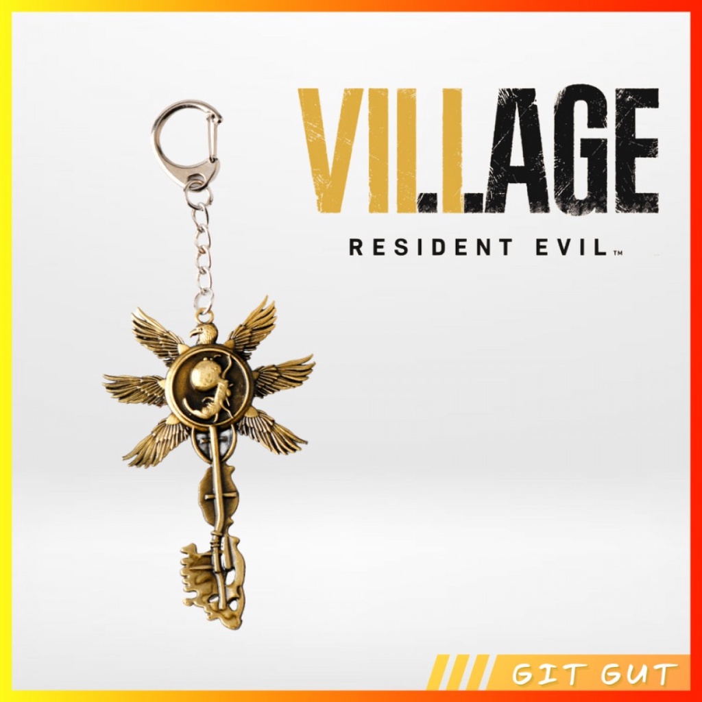 Jual Keychain Gantungan Kunci Resident Evil Village Six Winged Unborn ...