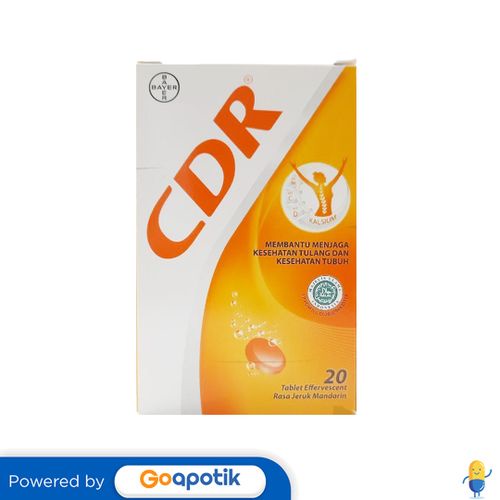 Jual Cdr Rasa Jeruk Mandarin Tube 20 Tablet | Shopee Indonesia