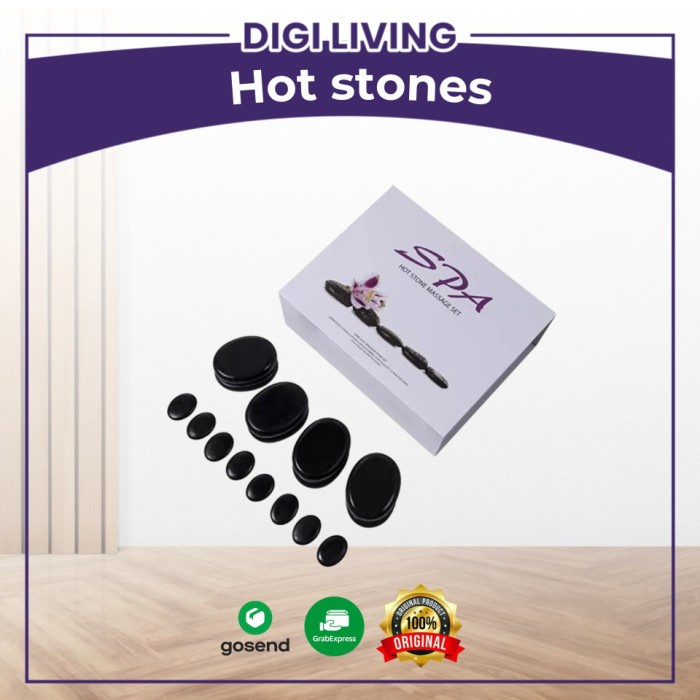 Jual Digiliving - Hot Stone Massage - Batu Pijat Spa Therapy - Pijat ...