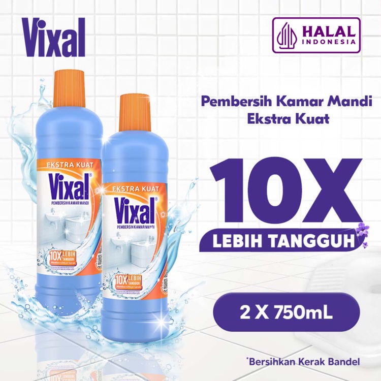 Jual Vixal Pembersih Porselen And Kamar Mandi Hcl Anti Kerak Bandel